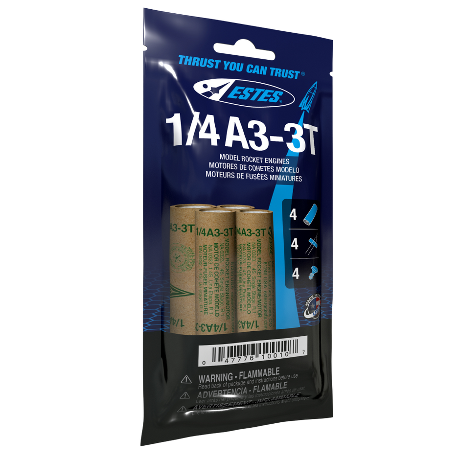 Estes 13mm Mini Rocket Engines - Lightweight Motors for Small Rockets ...