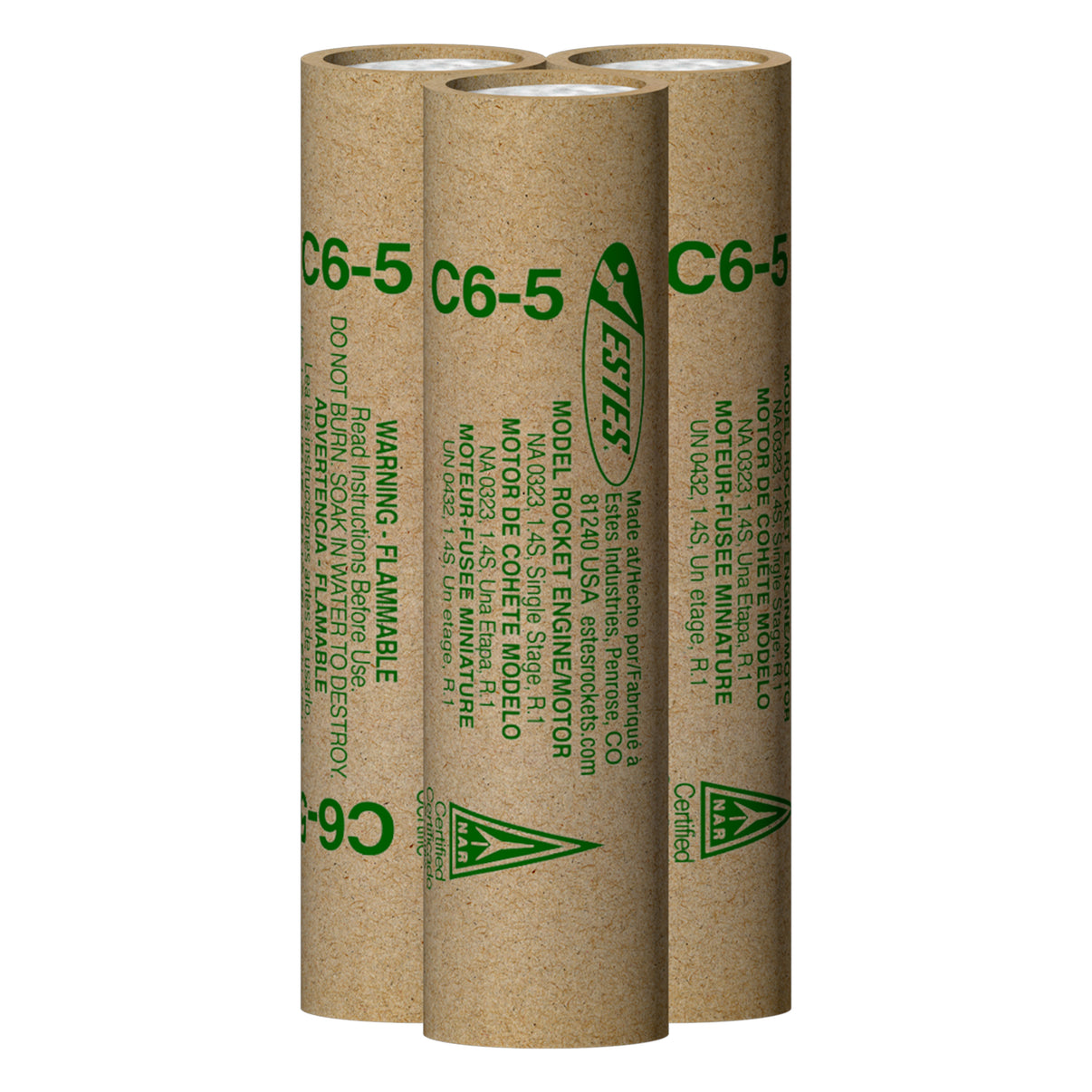 C6‑5 Model Rocket Engines - 18 mm Mid‑Power Performance | Estes Rockets