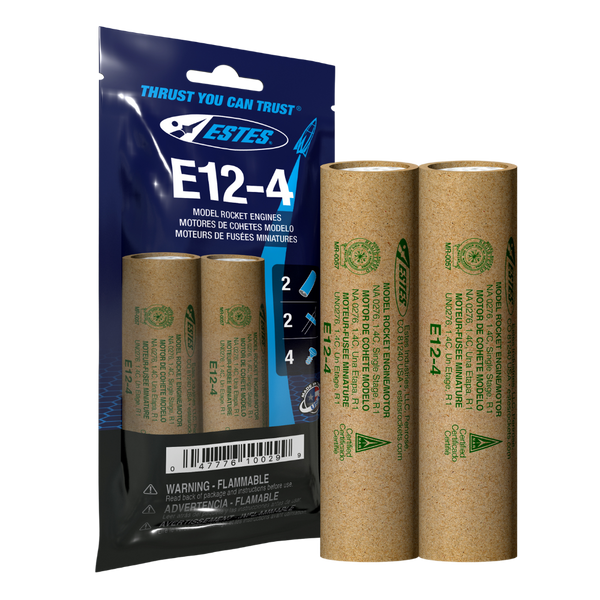 E12-4 Engines - Powerful 24mm Model Rocket Engines | Estes Rockets