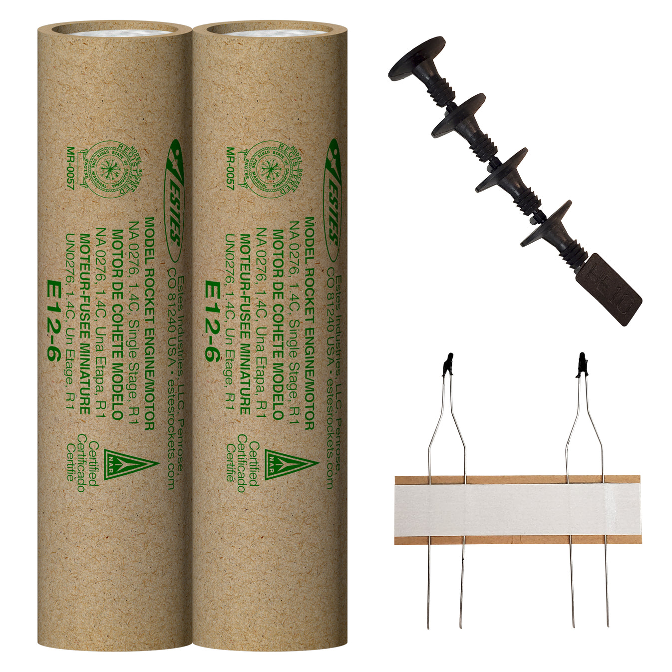 E12-6 Engines - High-Thrust Model Rocket Motors | Estes Rockets