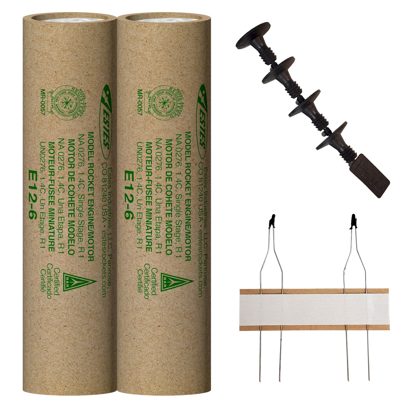 E12-6 Engines - High-Thrust Model Rocket Motors | Estes Rockets