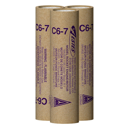 C6-7 Model Rocket Engines | Estes Rockets