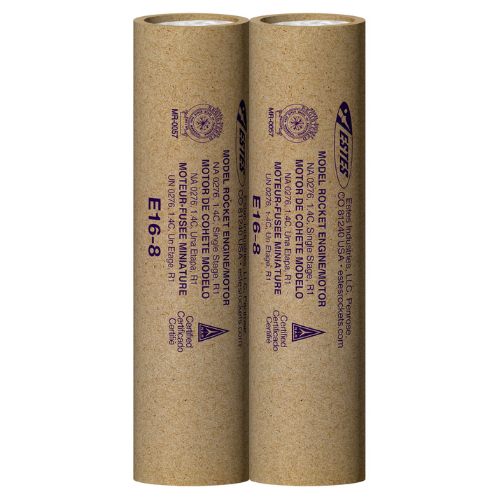 E16-8 Engines (29 mm) | Estes Rockets