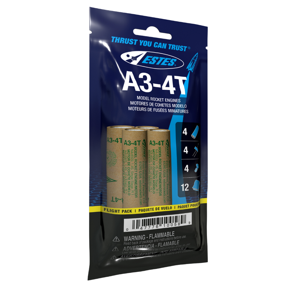 Estes 13mm Mini Rocket Engines - Lightweight Motors for Small Rockets ...