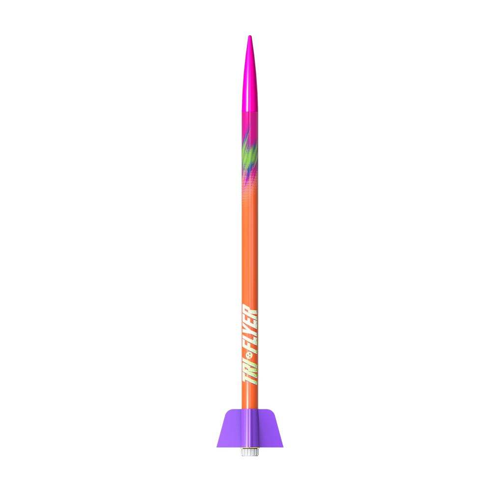 Estes Tri-Flyer STEM Kit - Beginner Model Rocket with 3 Fin Options ...