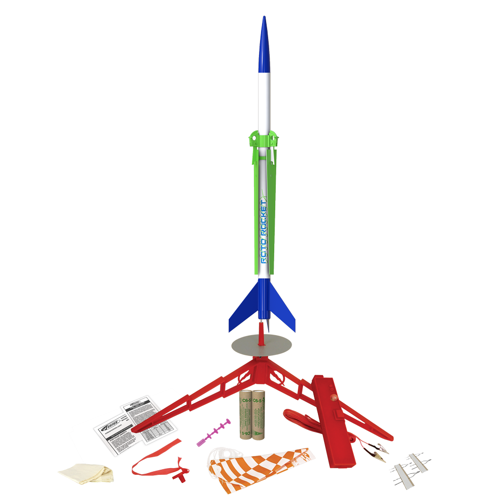 Roto Rocket STEM Kit - Helicopter Recovery - Engines Included | Estes ...
