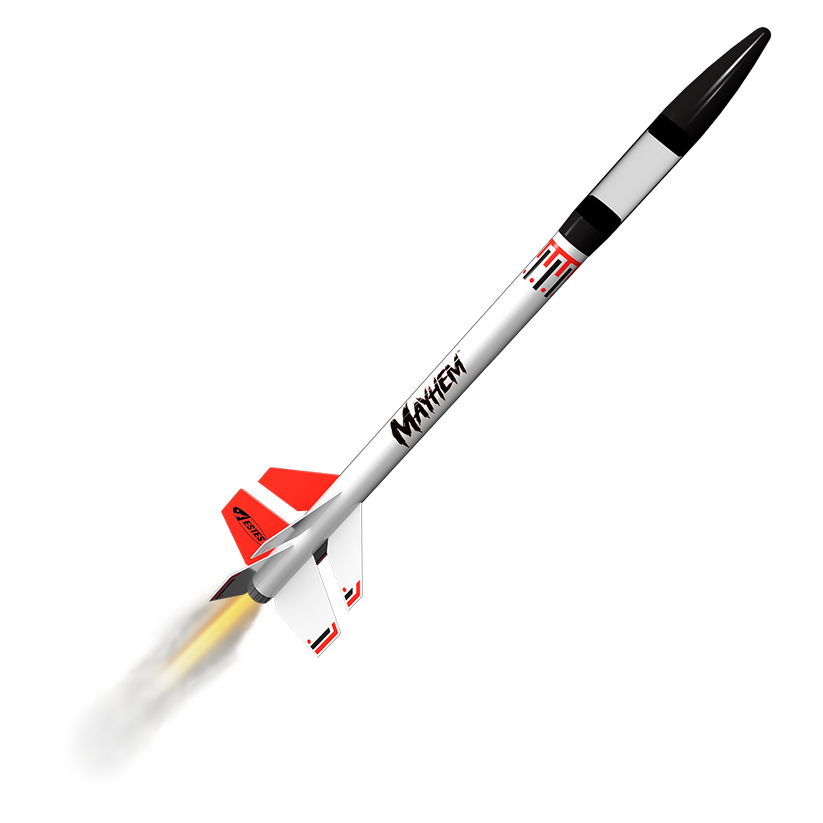 Mayhem™ Model Rocket Kit – Two-Stage Rocket for Advanced Rocketeers ...