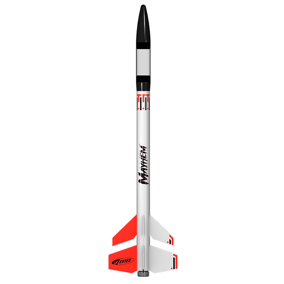 Mayhem™ Model Rocket Kit – Two-Stage Rocket for Advanced Rocketeers ...