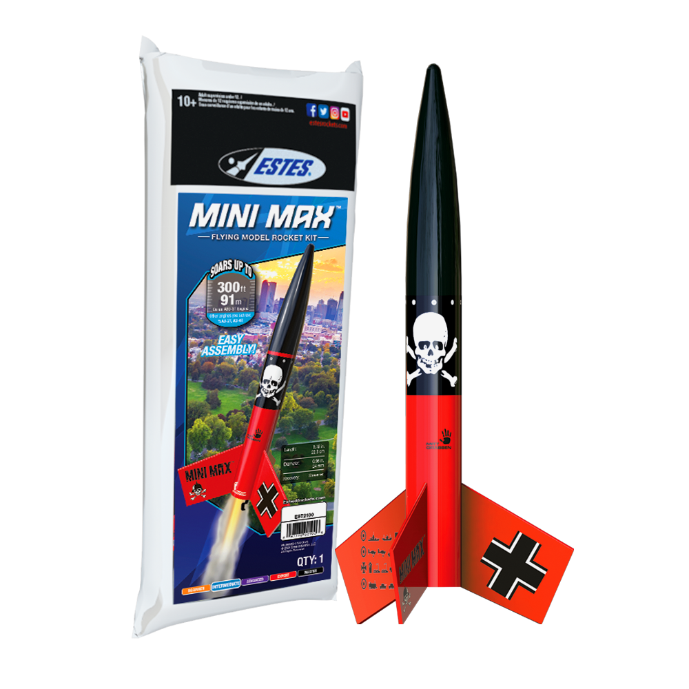 Mini Der Red Max™ Model Rocket Kit | Estes Rockets