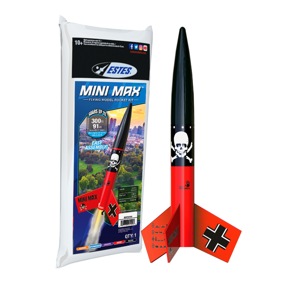 Der Red Max Series – Iconic Model Rockets with Bold Design | Estes Rockets