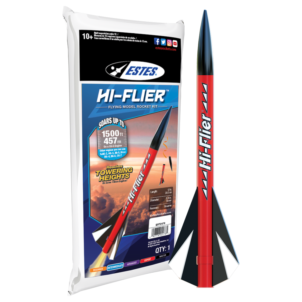 Shop the Hi-Flier® | High Altitude Model Rocket Kit | Estes Rockets