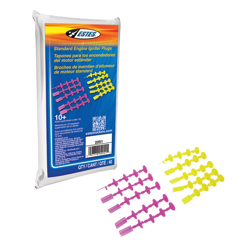 Plugs for Standard Engines (40 pack) - Model Rocket Accessories | Estes ...