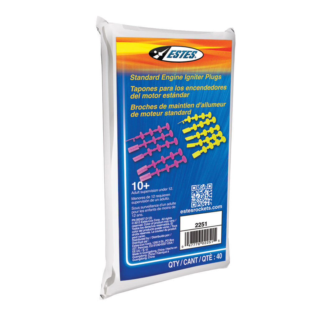Plugs for Standard Engines (40 pack) - Model Rocket Accessories | Estes ...
