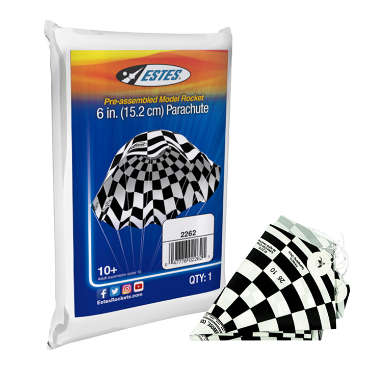 Parachutes & Shock Cords - Model Rocket Recovery Equipment | Estes Rockets