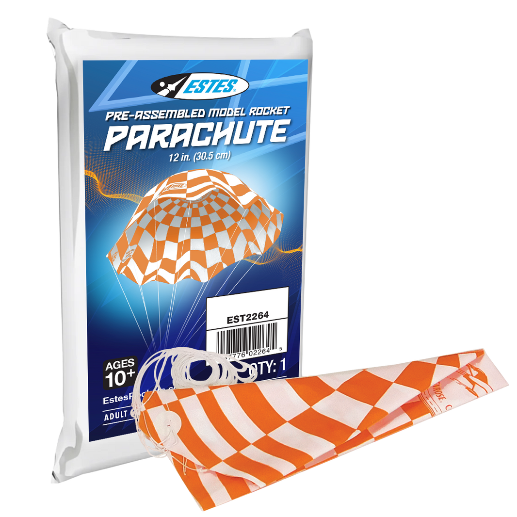 Parachutes & Shock Cords - Model Rocket Recovery Equipment | Estes Rockets
