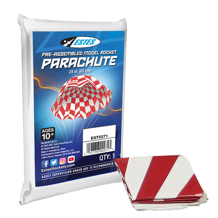 Parachutes & Shock Cords - Model Rocket Recovery Equipment | Estes Rockets