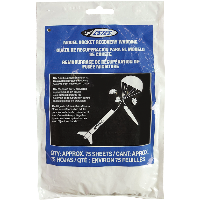 Recovery Wadding - Flame Resistant Parachute Protection for Model ...