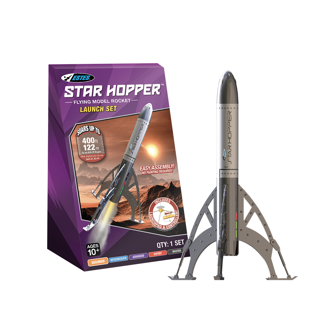 Star Hopper™ Launch Set - Beginner Model Rocket Kit | Estes Rockets