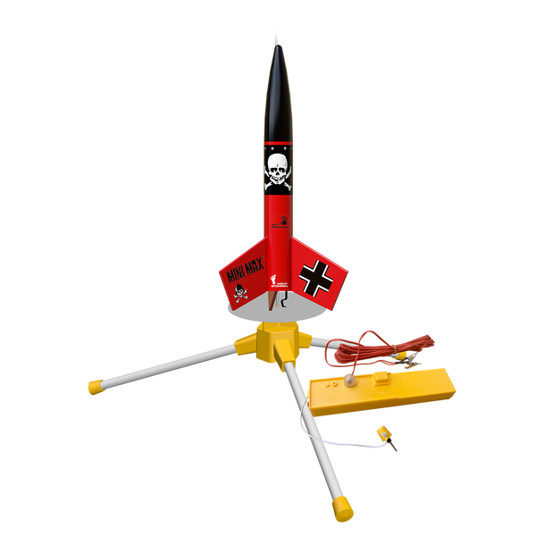 Mini Der Red Max™ Launch Set - Compact Rocket, Big Thrills | Estes Rockets