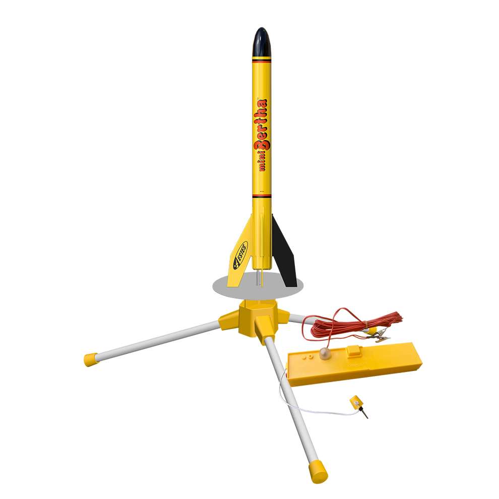 Mini Bertha™ Launch Set - Beginner Model Rocket Kit | Estes Rockets