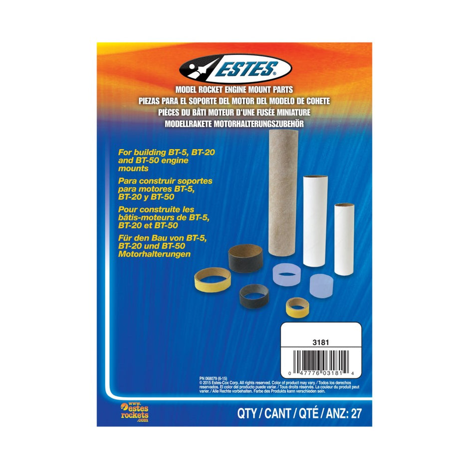 Model Rocket Engine Mounts - 13mm to 29mm Mount Kits | Estes Rockets