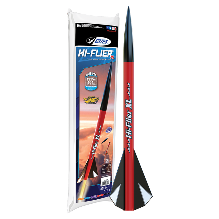 Hi-Flier® XL Model Rocket - Soar Over 1300 Feet | Estes Rockets