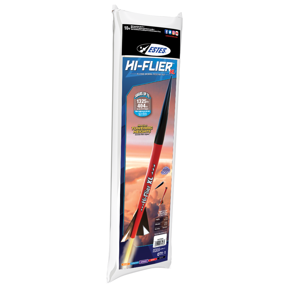 Hi-Flier® XL Model Rocket - Soar Over 1300 Feet | Estes Rockets