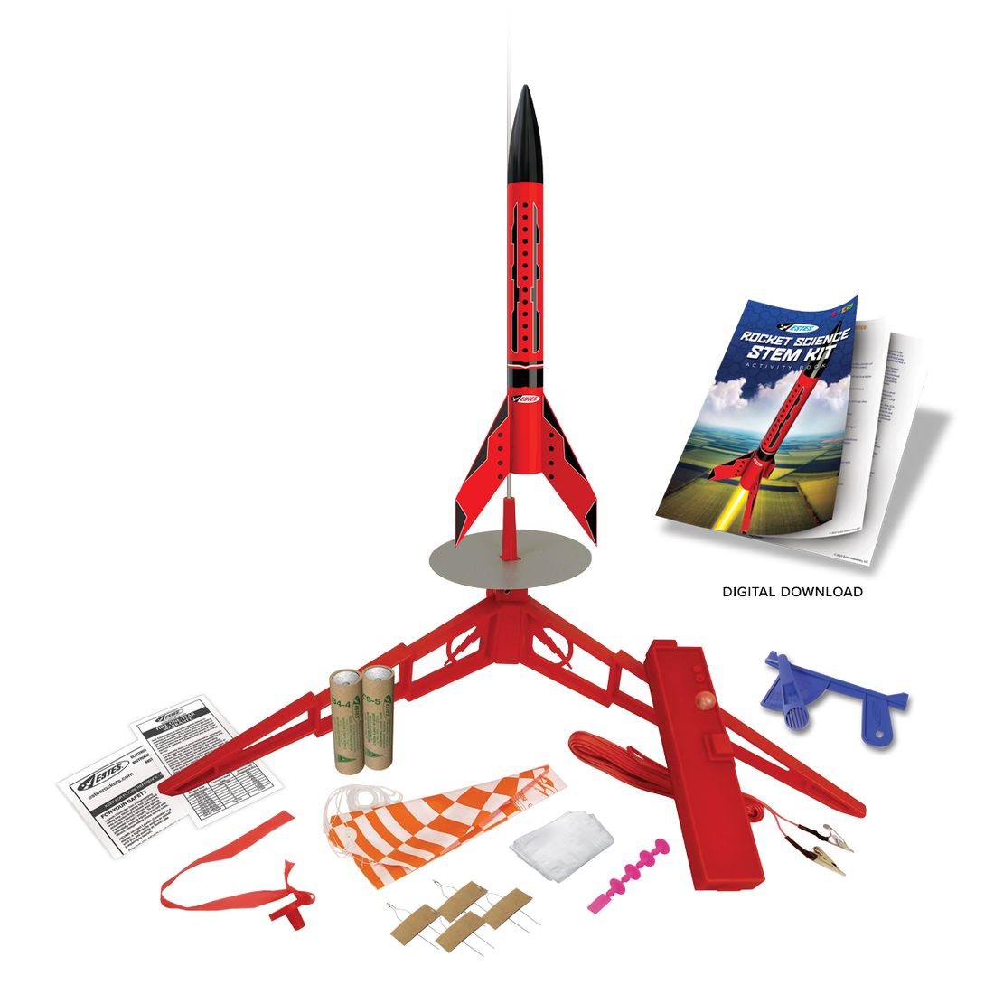 Rocket Science STEM Kit - Build, Launch & Track Real Model Rockets ...