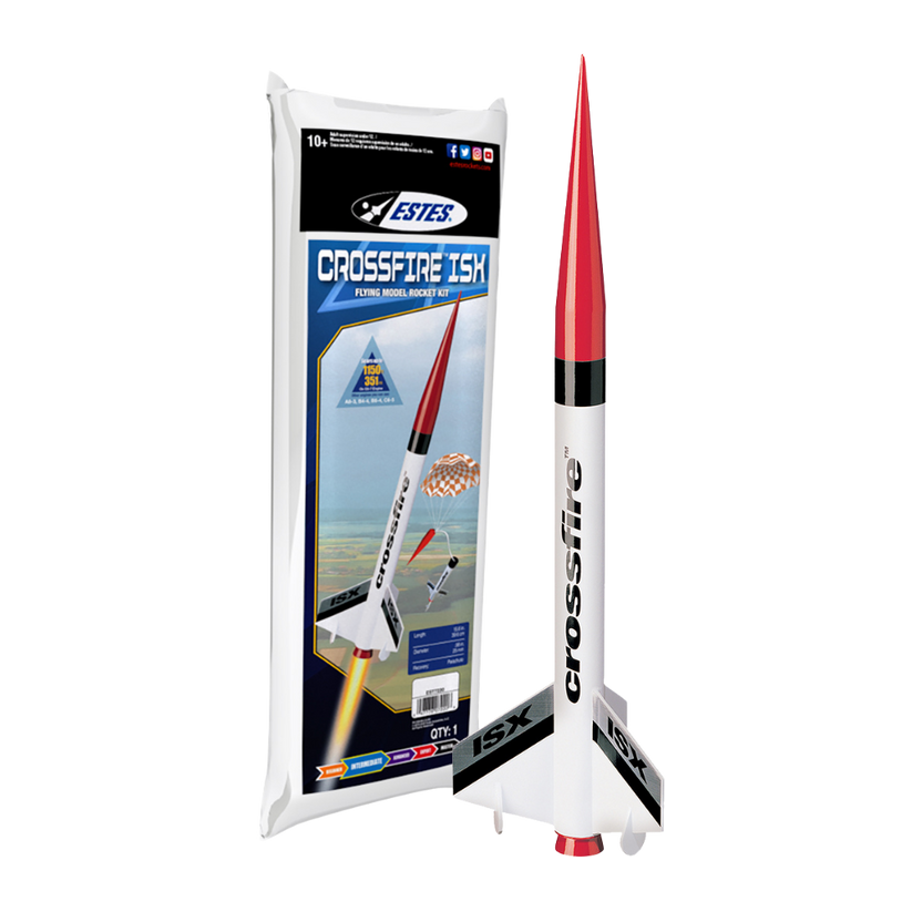 Crossfire™ ISX Model Rocket Kit - Soar Up to 1150 Feet | Estes Rockets
