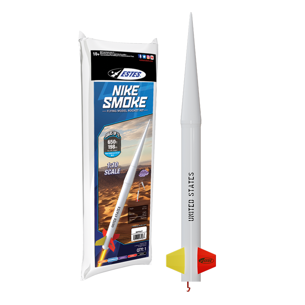 Nike Smoke Model Rocket - Classic NASA Sounding Rocket Replica | Estes ...