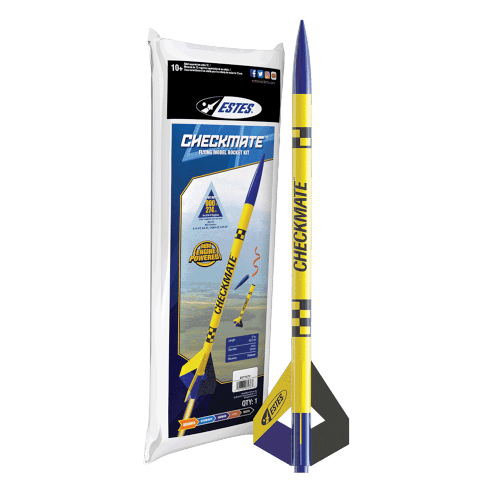 Checkmate™ Model Rocket - Advanced 2-Stage Mini Engine Rocket | Estes ...