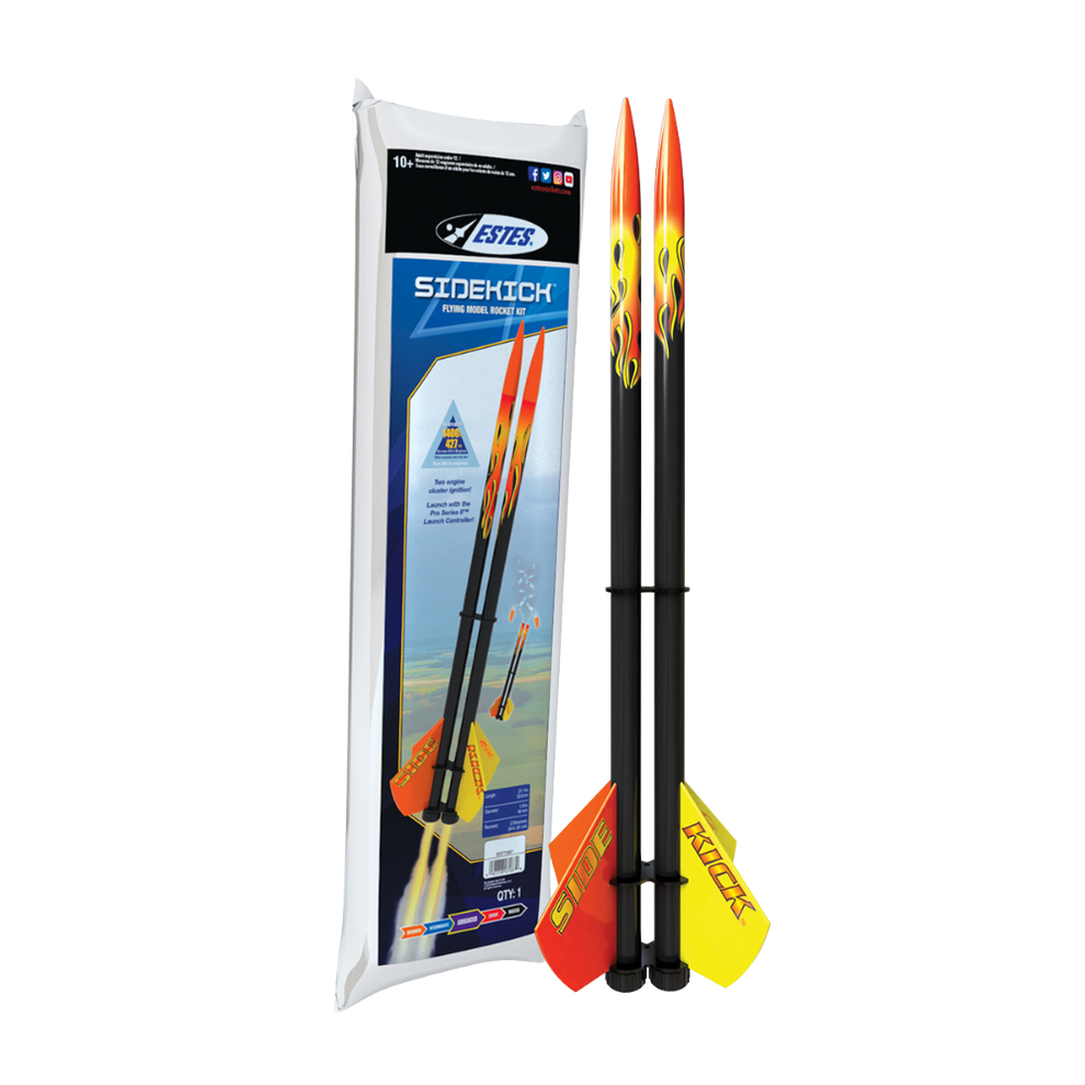 Estes Sidekick™ Rocket - Dual Engine Cluster Power for 700 ft Flights ...