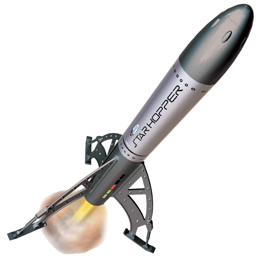 Star Hopper™ Rocket Kit - Retro UFO Inspired Snap-Together Rocket ...