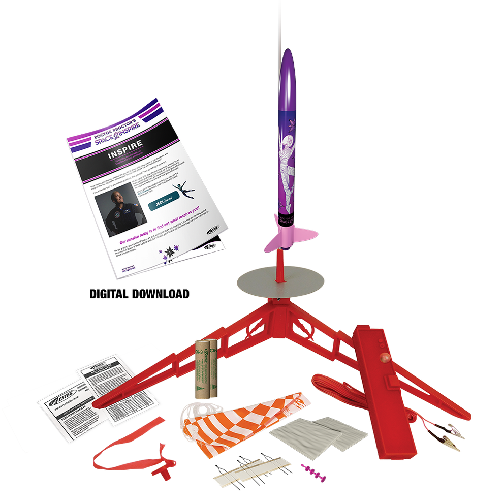 Space2Inspire Model Rocket STEM Kit - Build, Launch & Create | Estes ...