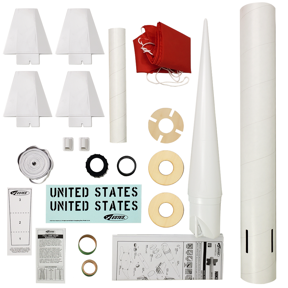 Pro Series II™ Nike Smoke Model Rocket Kit - Expert Build, 600 ft ...