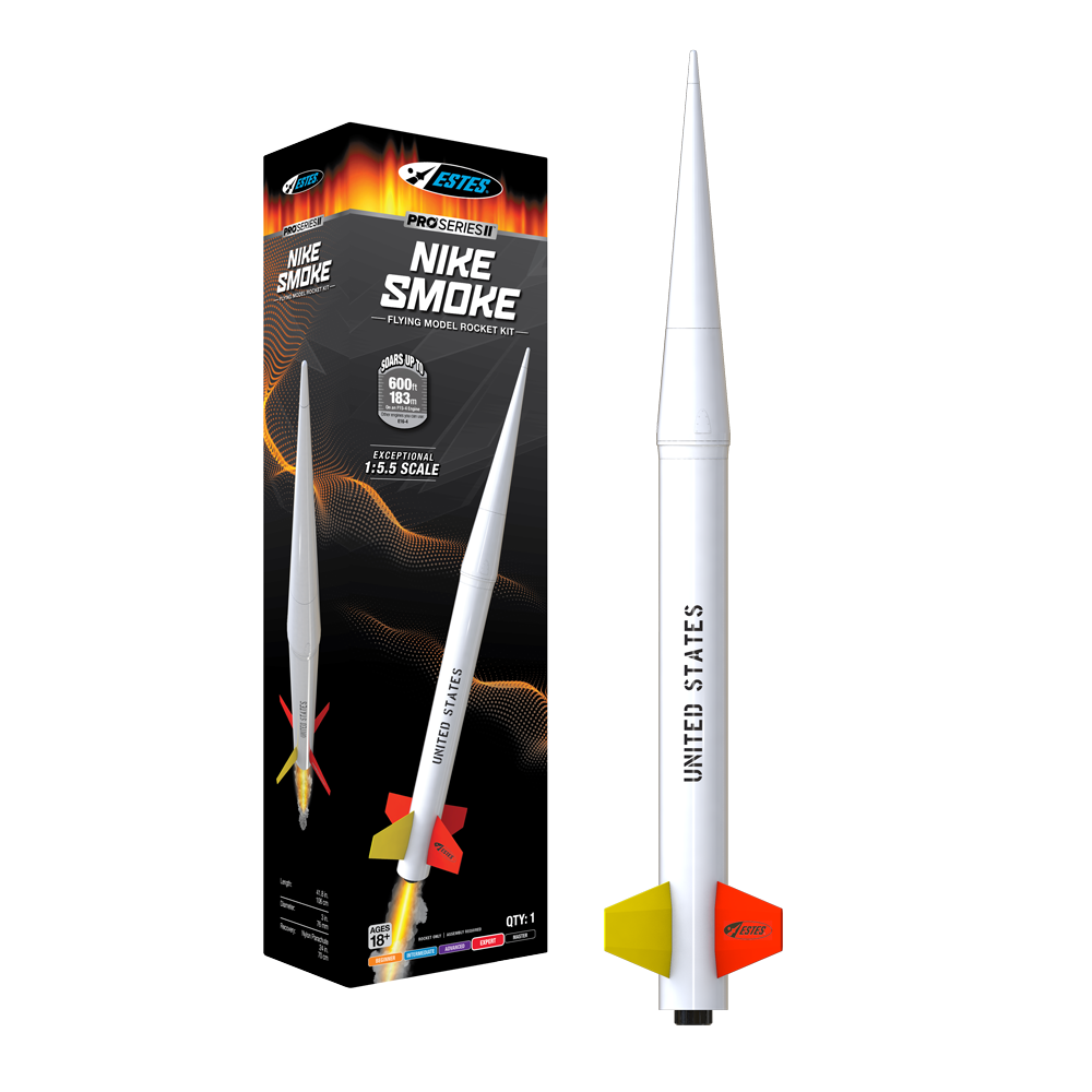 Pro Series II™ Nike Smoke Model Rocket Kit - Expert Build, 600 ft ...