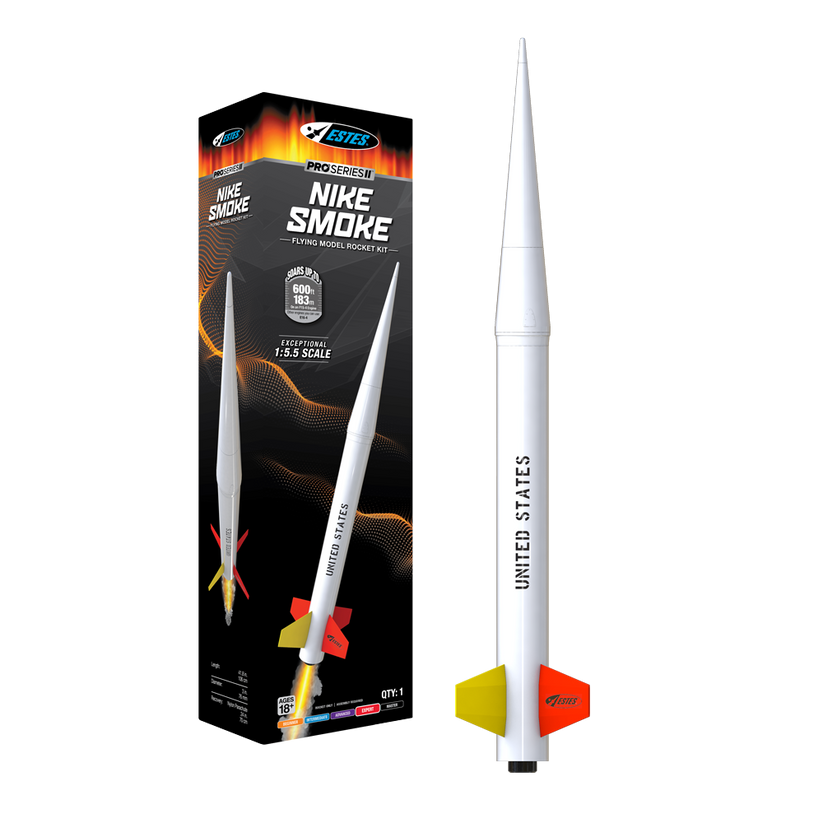Pro Series II™ Nike Smoke Model Rocket Kit - Expert Build, 600 ft ...