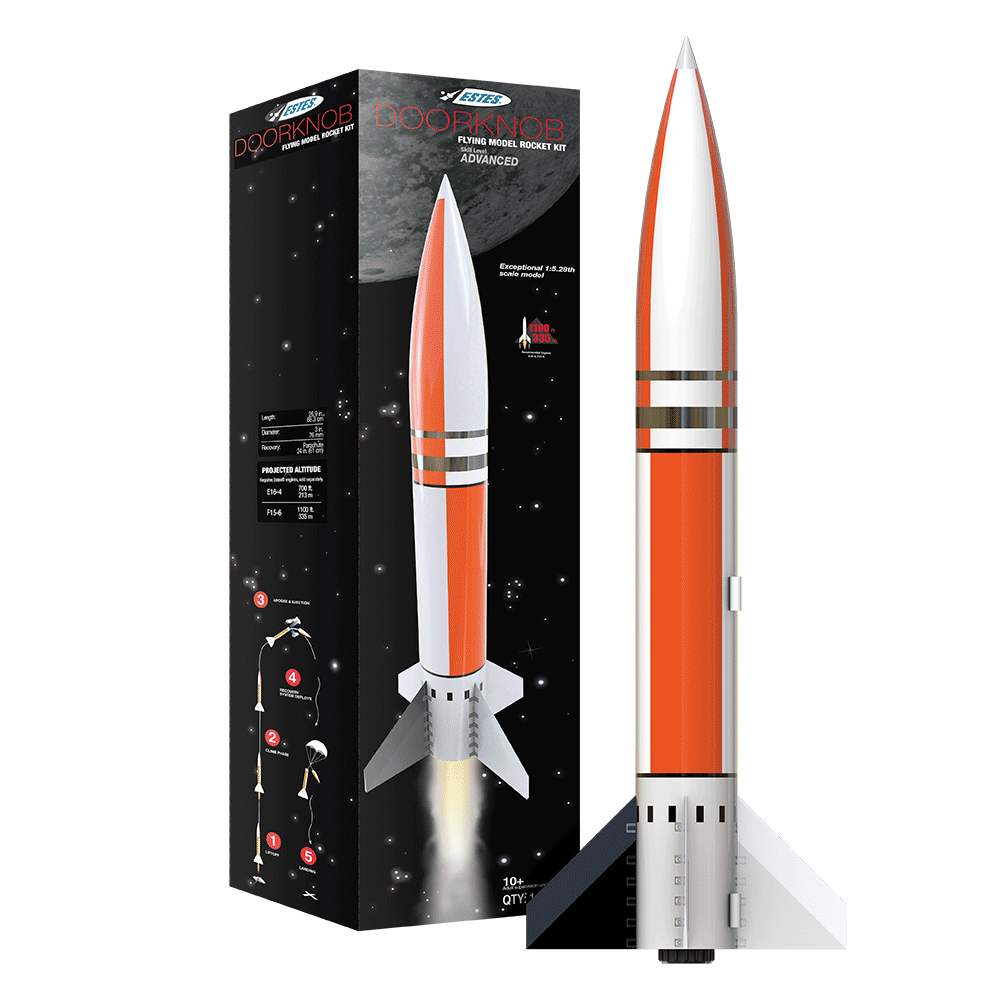 Pro Series II™ Doorknob Model Rocket Kit - Advanced Scale Rocket by ...