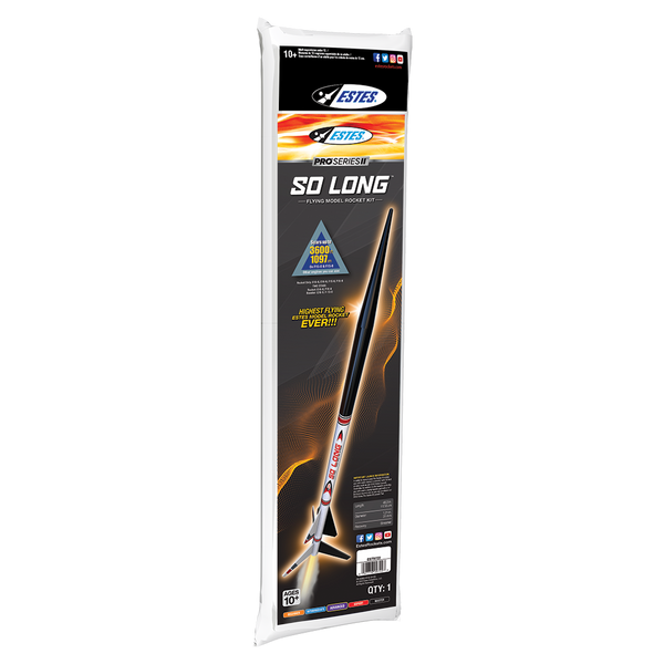Pro Series II™ So Long Rocket Kit - Estes Highest Flying Model | Estes ...