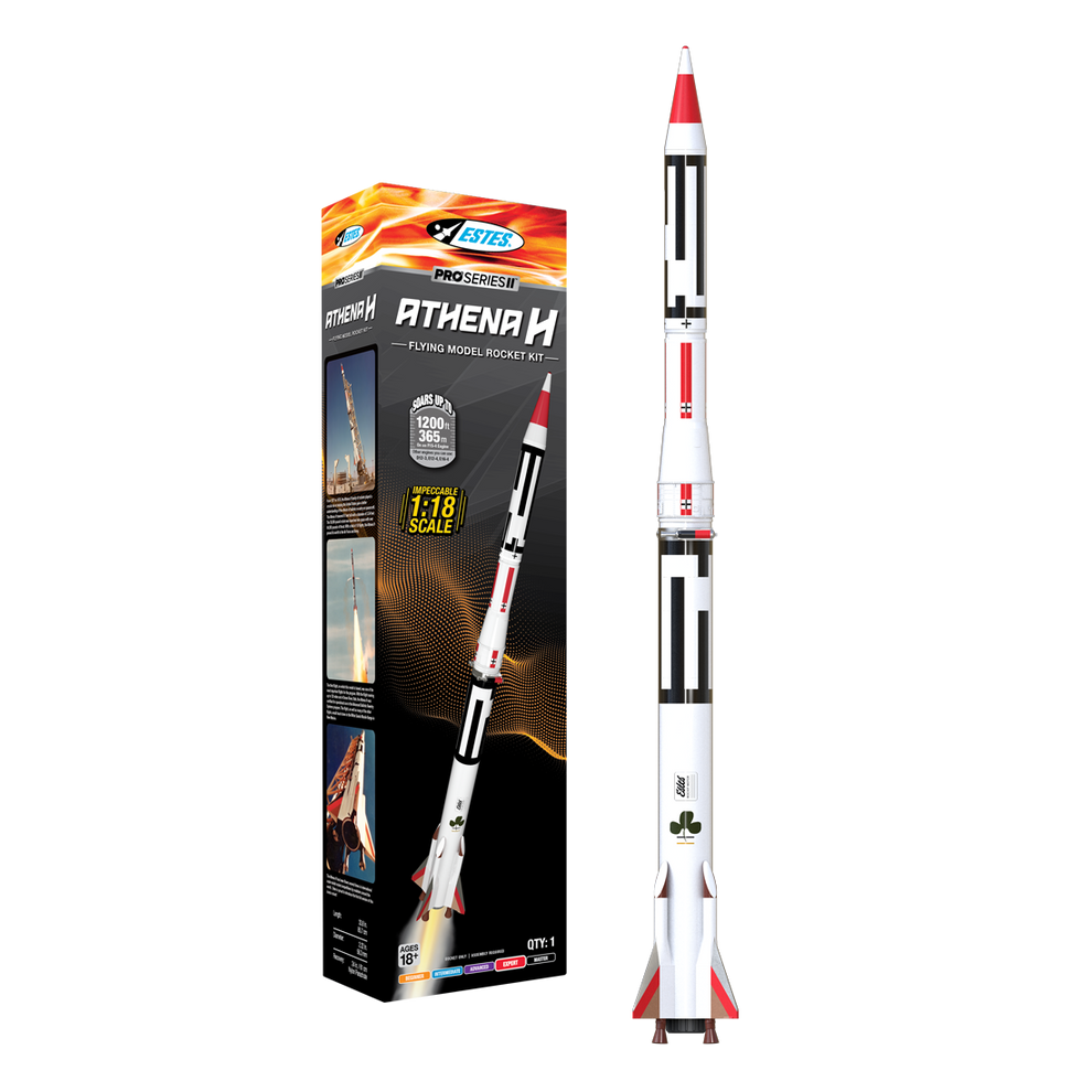 Pro Series II™ Athena H Model Rocket Kit - Expert Level NASA Replica ...