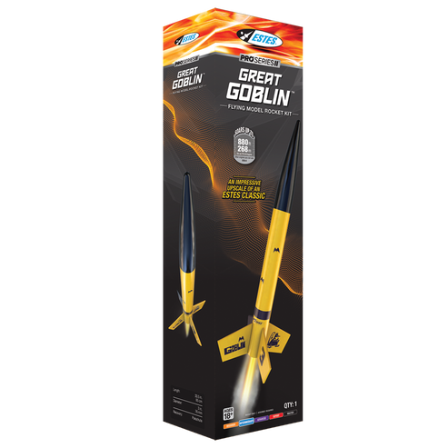 Pro Series II™ Great Goblin - Intermediate Model Rocket Kit | Estes Rockets