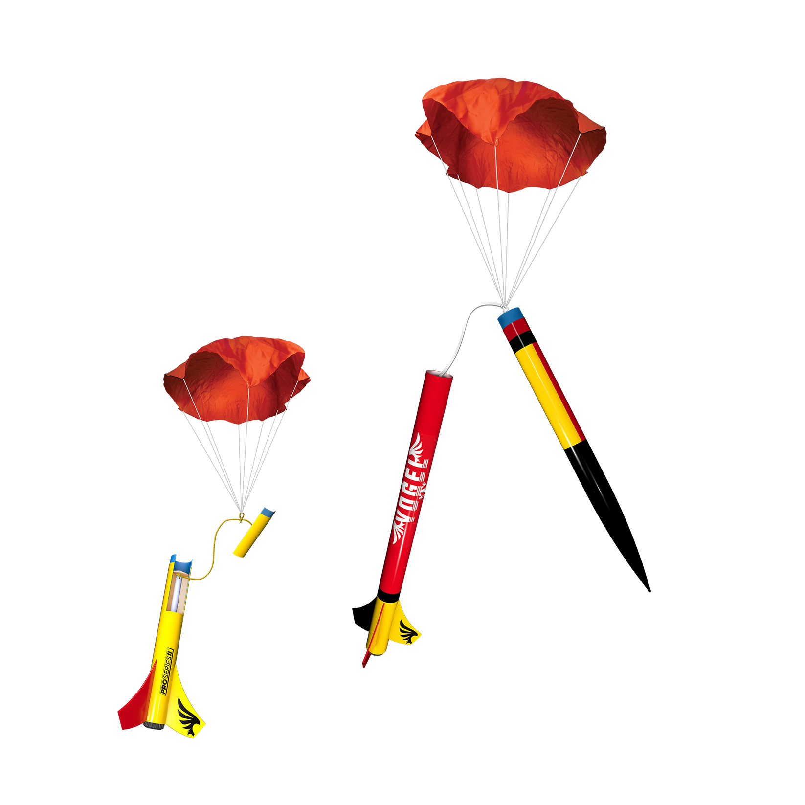 Pro Series II™ Vogel™ Model Rocket - Two-Stage High-Performance Kit ...
