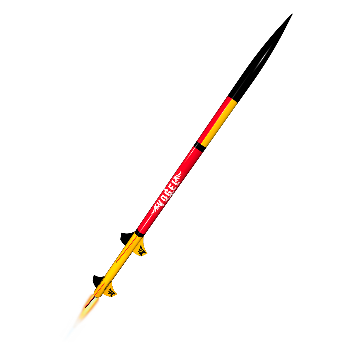 Pro Series II™ Vogel™ Model Rocket - Two-Stage High-Performance Kit ...