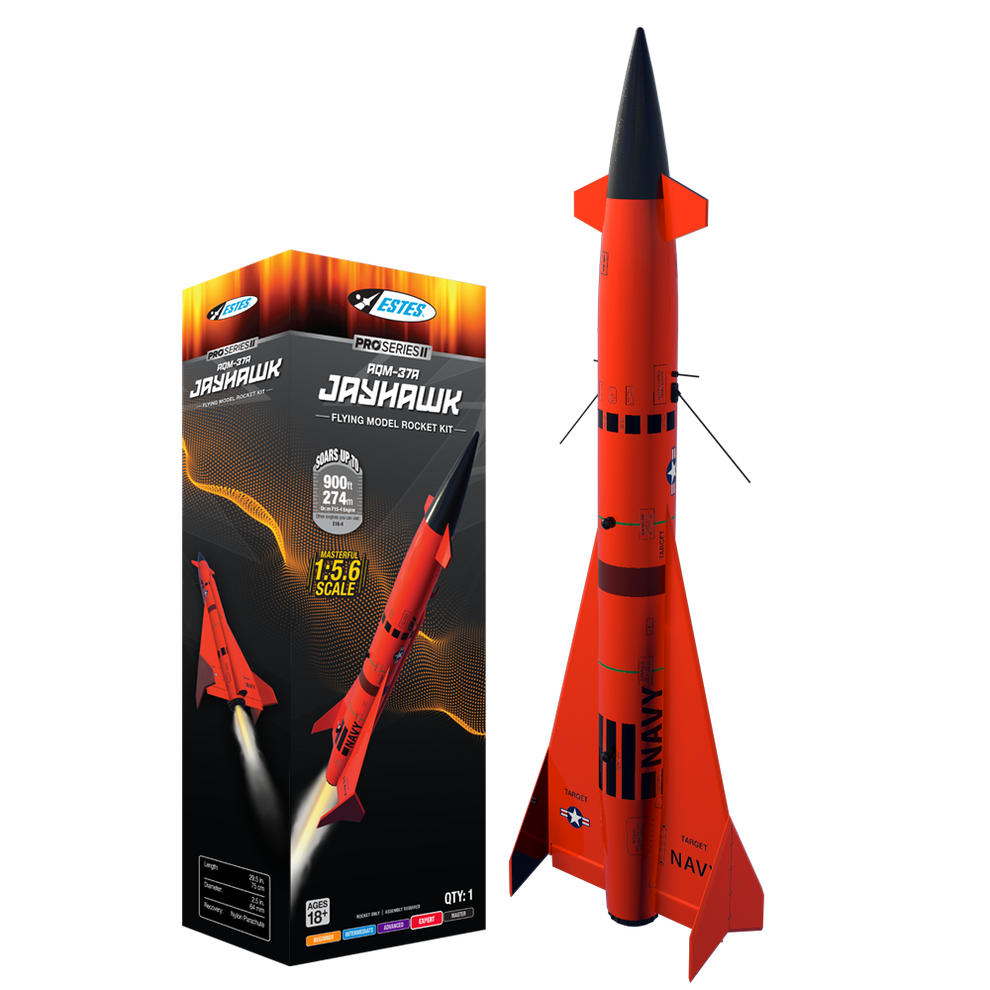 Jayhawk Model Rocket Kit - Pro Series II 1:5.6 Scale | Estes Rockets