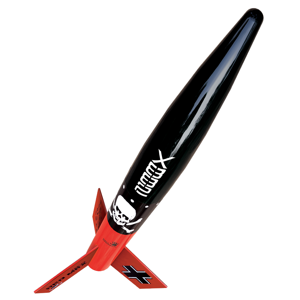 Pro Series II™ Mega Der Red Max™ Model Rocket - 3-Engine Cluster ...