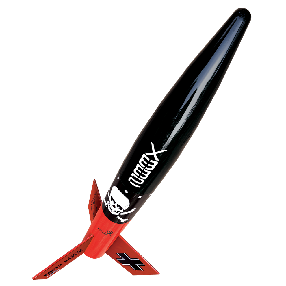 Pro Series II™ Mega Der Red Max™ Model Rocket - 3-Engine Cluster ...