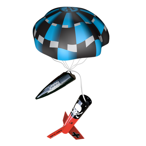 Pro Series II™ Mega Der Red Max™ Model Rocket - 3-Engine Cluster ...