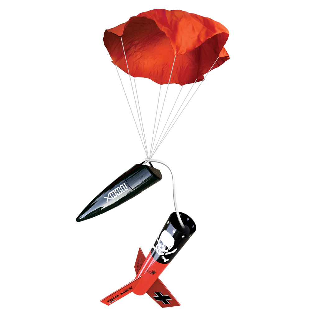 Pro Series II™ Mega Der Red Max™ Model Rocket - 3-Engine Cluster ...