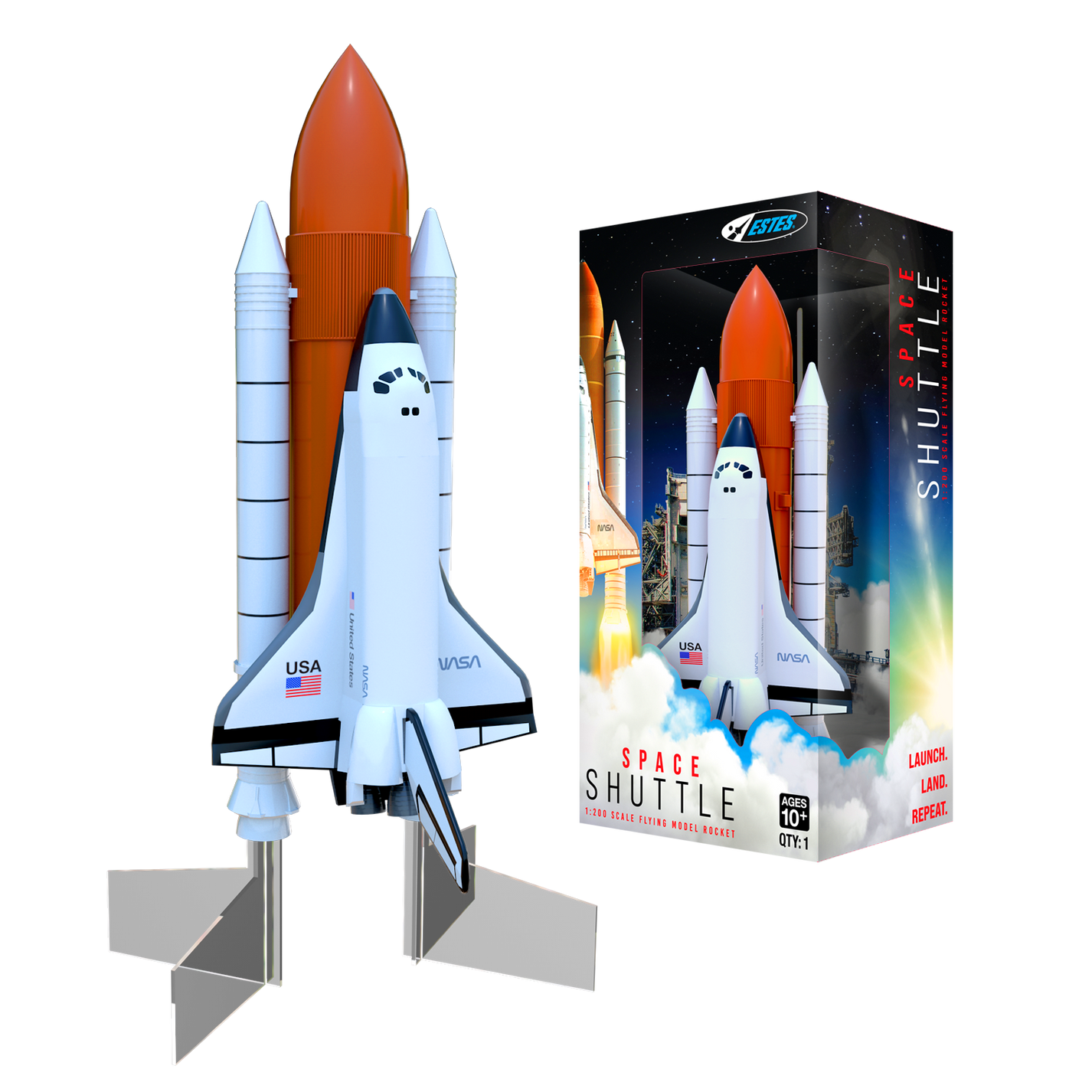 Estes Space Shuttle Model Rocket - 1:200 Scale NASA Orbiter | Estes Rockets
