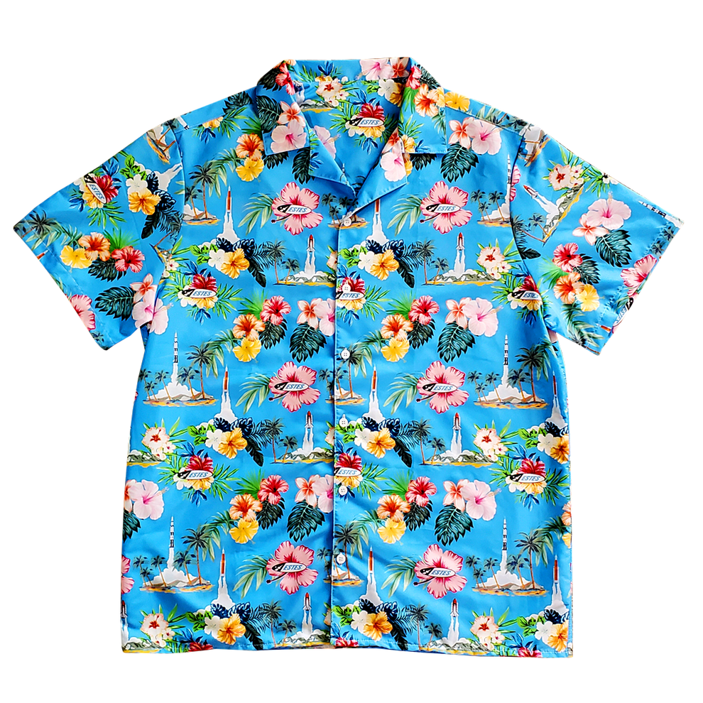 Estes Hawaiian Rocket Shirt – Tropical Style for Rocket Enthusiasts ...